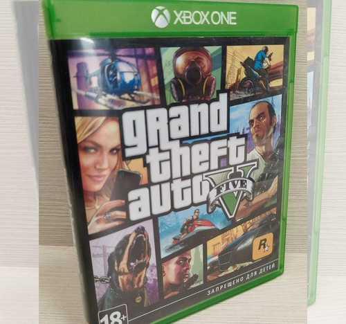 Диск xbox ONE GTA 5