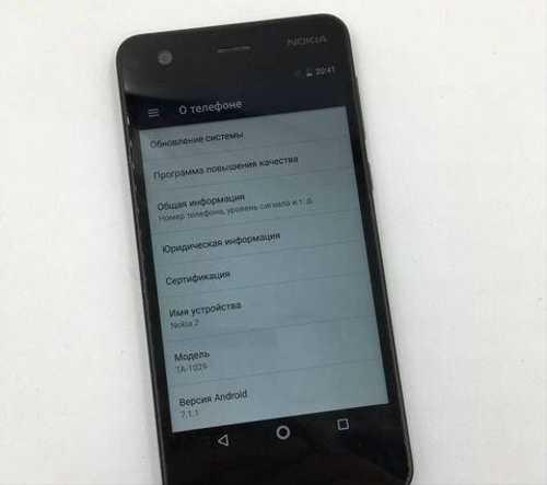 Nokia 2 Dual sim, 8 гб, черный, 1 гб