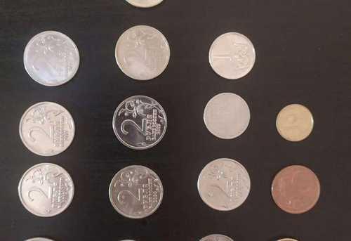 Монеты разные юбилейные