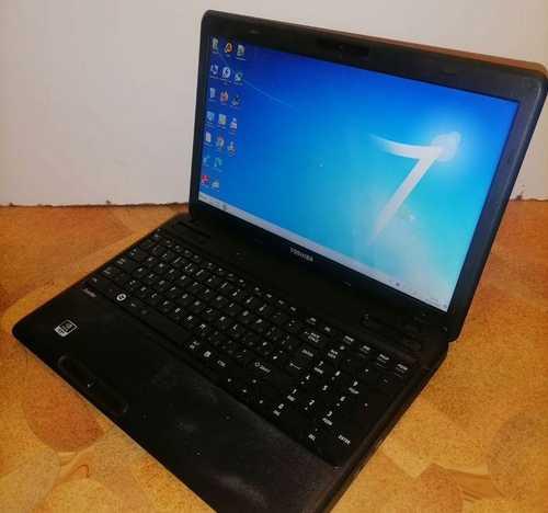 Toshiba 15.6"/отл.сост/T3500/4Гб/320Гб/30мин акб