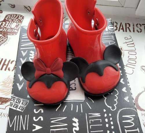 Резиновые сапоги mini melissa