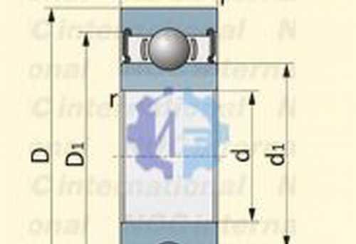 Подшипник 6015 2RS koyo 75х115х20