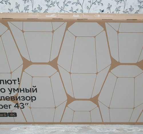Телевизор Sber SDX-43U4124,43", 4K,RAM 2GB. Новый