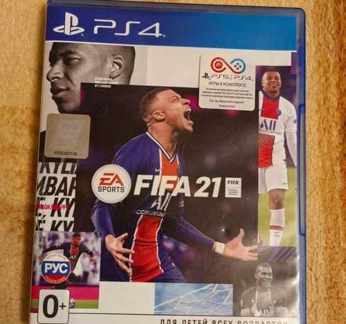 Fifa 21 ps4 диск