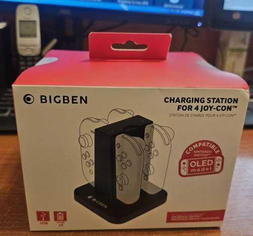 Зарядная станция Bigben Switch для Nintendo