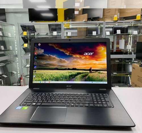17.3" Ноутбук Acer Core i3-7/ nvidia 2Gb/ SSD+HDD