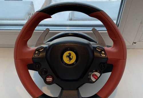 Руль и педали thrustmaster ferrari 458 spider