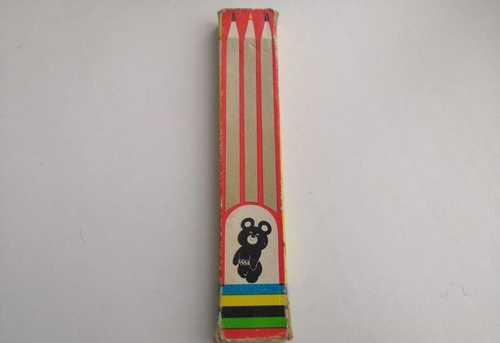 Цветные карандаши СССР Олимпиада 80