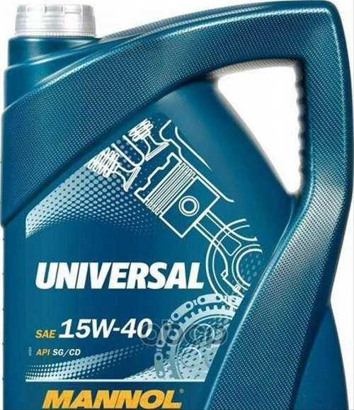 Масло моторное 15W40 mannol 5л минеральное Univ
