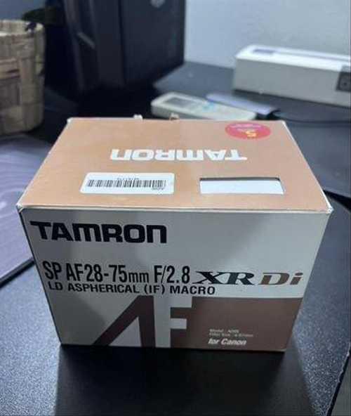 Tamron sp af28-75mm F/2.8 XR Di LD Aspherical