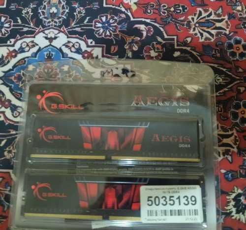 G.skill aegis Оперативная память ddr4 16gb 3200mhz