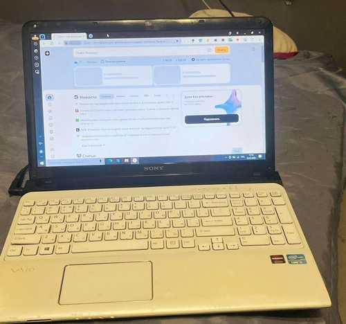 Ноутбук sony vaio sve151e11v