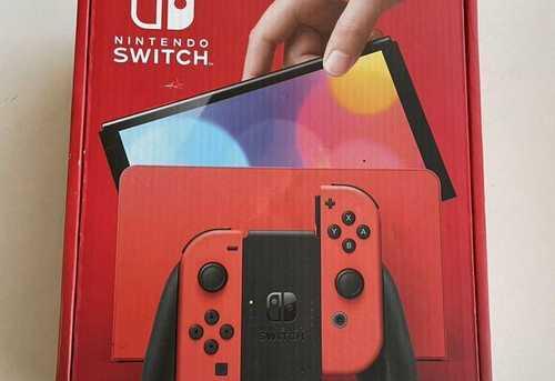 Новая прошитая Nintendo Switch Oled Mario Red