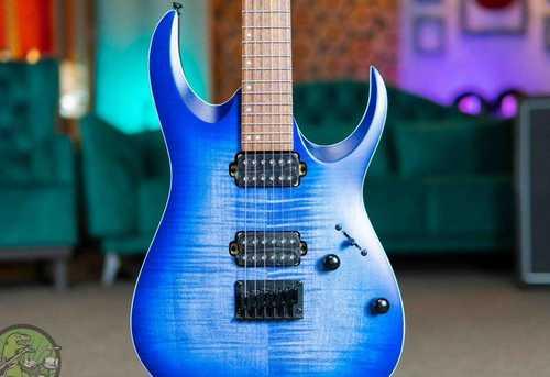 Ibanez Standard RGA42FM-BLF Blue Lagoon Burst Flat