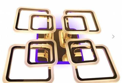 Люстра потолочная светодиодная Estero LED золото