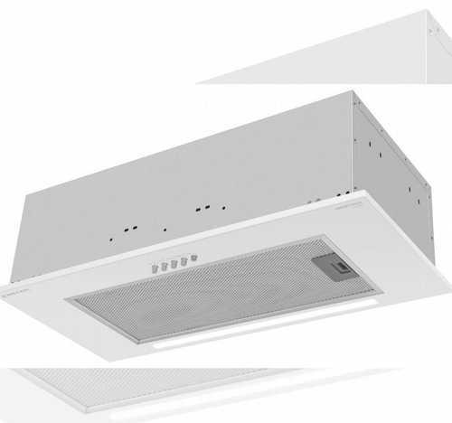 Полновстраиваемая вытяжка Meferi smartbox60WH light