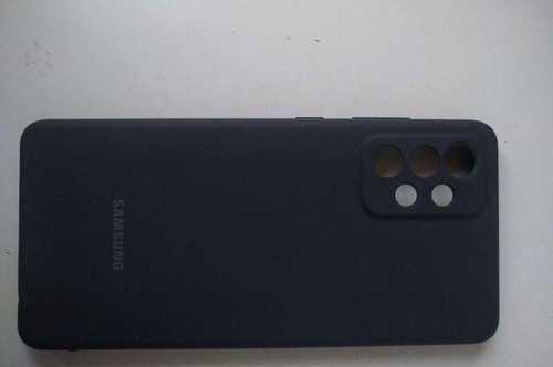 Клип-кейс Samsung Silicone Cover A72 Black