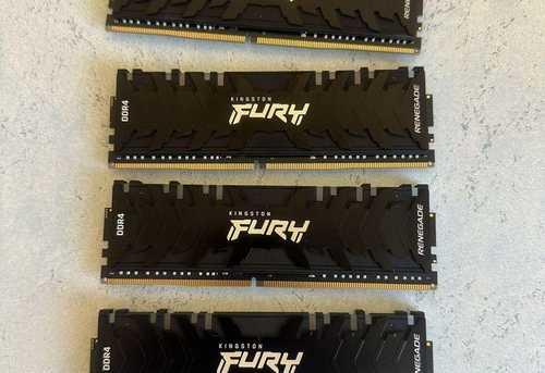 Оперативная память Kingston DDR4 32Gb (4x8Gb) RGB