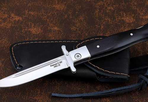 Нож Финка нквд складная сталь S390 накладки черный