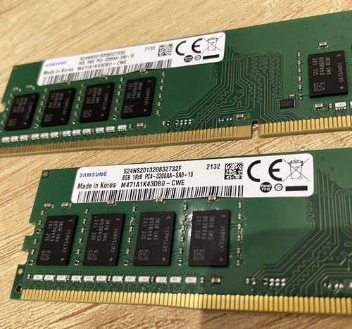 DDR4 16gb Samsung Оперативная память