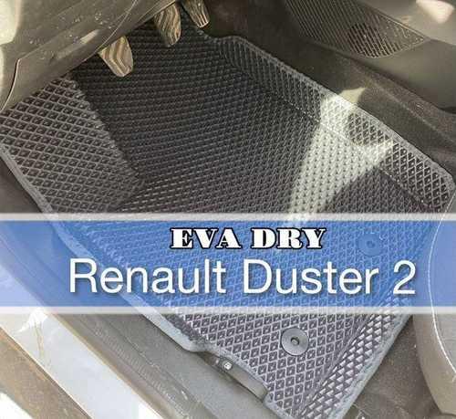 Renault duster эва eva коврик с бортами 2 пок