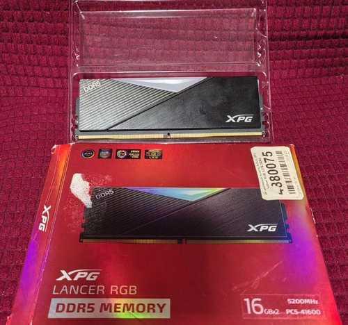 Оперативная память adata XPG Lancer RGB ddr5 16gb