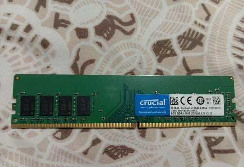 Оперативная память crucial DDR4 - 8Гб 2400, dimm