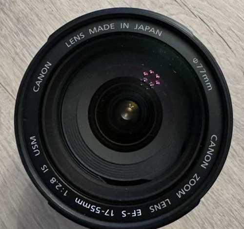 Объектив canon EF-S 17-55мм 1:2.8 IS USM