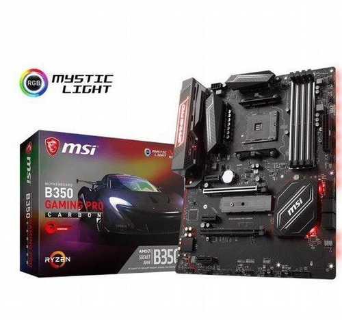 Материнская плата msi b350 carbon gaming pro