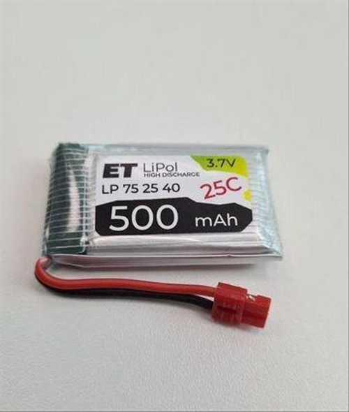 Аккумулятор ET LP752540-20CX 3.7В, 500мАч, Li-Pol