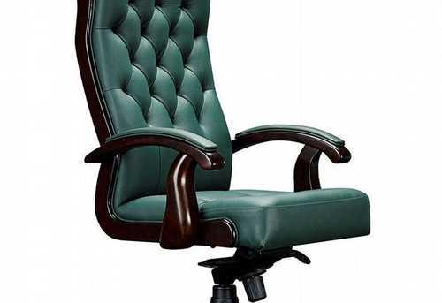 Кресло для руководителя Ботичелли кожа зеленая