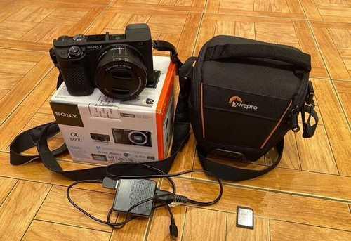 Фотоаппарат Sony a6000 + объектив Sony E50mm f/1.8