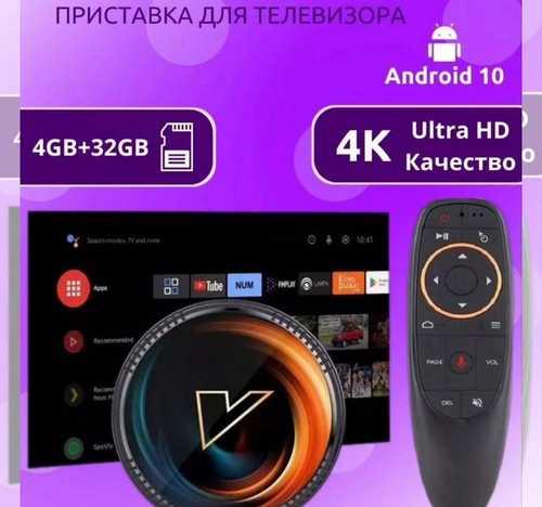 Прошитая Андроид Приставка Vontar W2 4/32Gb