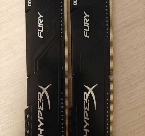 Оперативная память hyperx fury ddr4 16 гб 3200