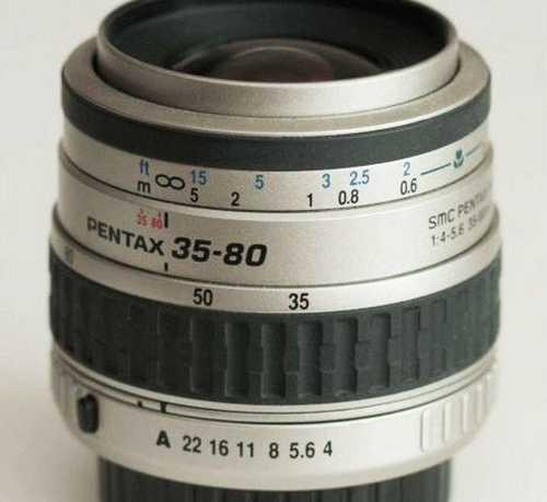 SMC Pentax-FA 35-80 mm f/ 4-5.6+Две крышки