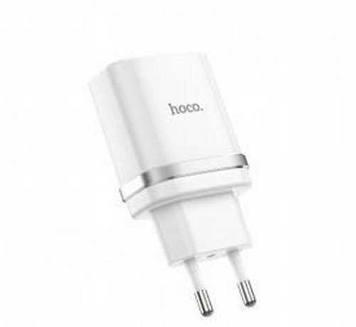 Зарядное устройство 1*USB hoco C12Q Белый (5В, QC3