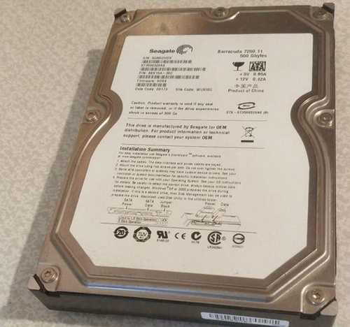 Жесткий диск hdd 500gb