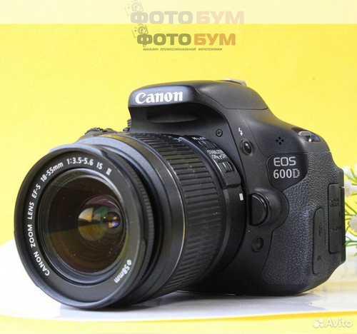 Фотоаппарат Canon 600D kit 18-55 IS II