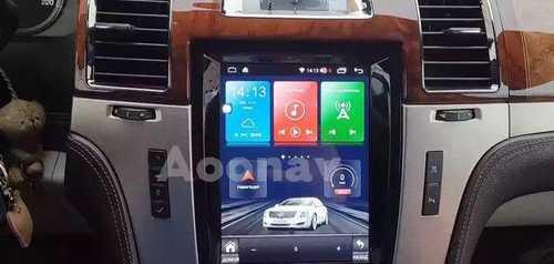 Магнитола андроид Tesla Cadillac Escalade