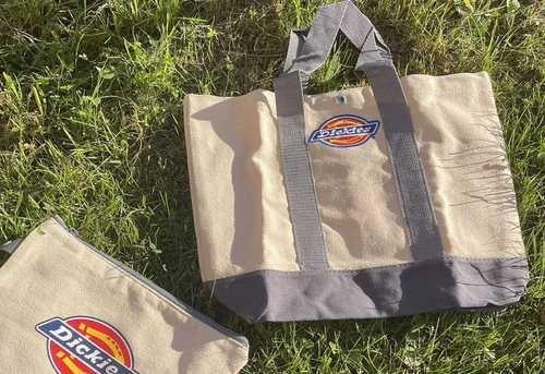 Сумка шопер dickies + косметичка tote bag тоут