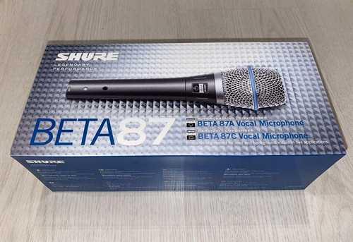 Новый микрофон Shure Beta 87A