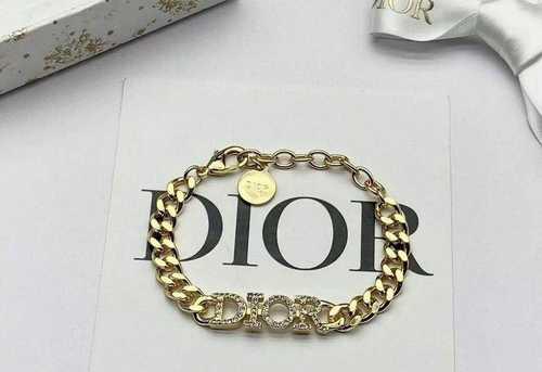 Золотой браслет Dior