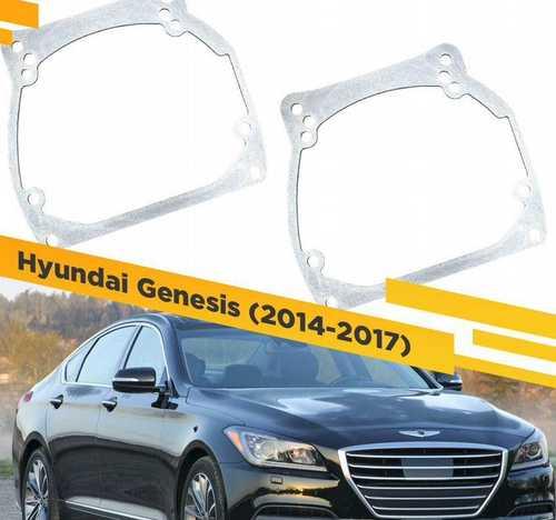 Рамки для замены линз в фарах Hyundai Genesis 2014