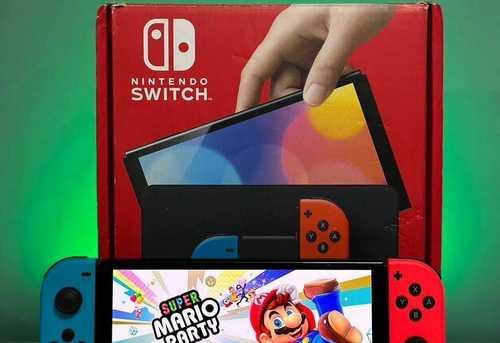 Nintendo Switch Oled Чип+256gb+Игры