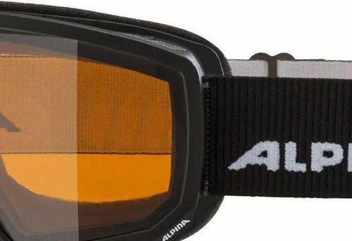 Маска alpina scarabeo S DH black (23/24) Orange Ro