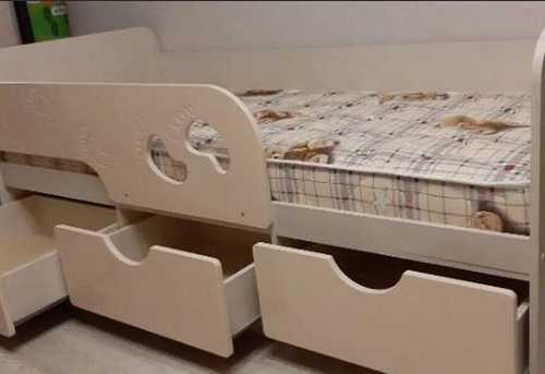Кровать детская " Лего -2 " (матрас в комплекте)