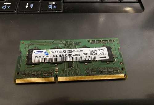 Модуль памяти samsung SO-dimm DDR3 sdram 1 гб PC3