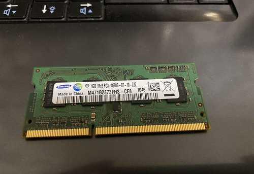 Модуль памяти samsung SO-dimm DDR3 sdram 1 гб PC3