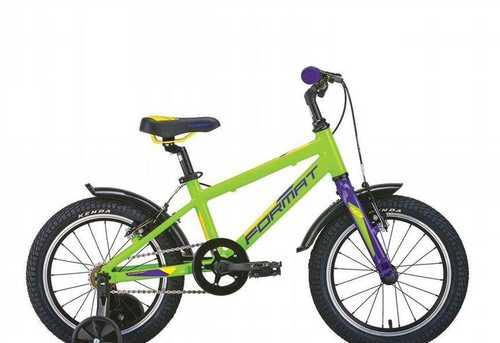 Велосипед детский Format Kids 16 (2021) зеленый