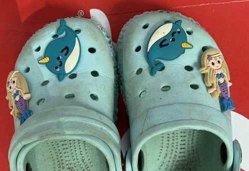 Сланцы crocs детские 23